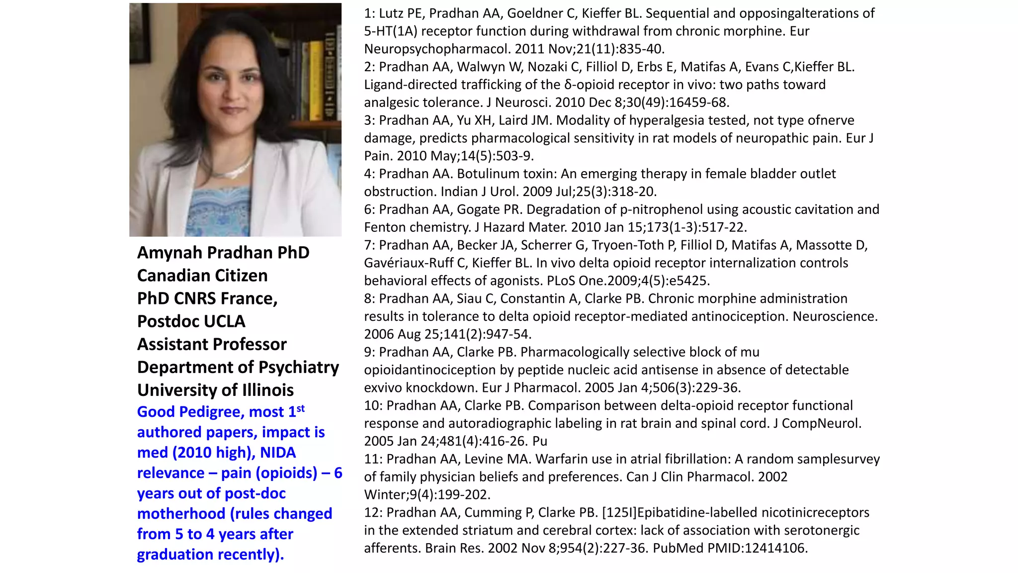 K99 Award: the NIH "Pathway to Independence" | PPTX