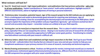 K99 Award: the NIH "Pathway to Independence" | PPTX