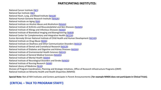 K99 Award: the NIH "Pathway to Independence" | PPTX