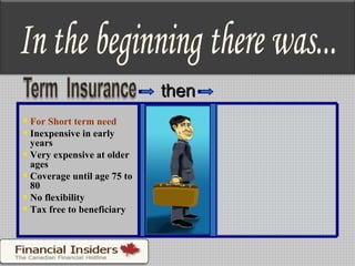 Evolution of Life Insurance | PPT