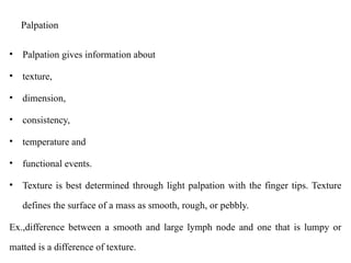 EXAMINATION TECHNIQUES IN DENTAL SETUP.pptx