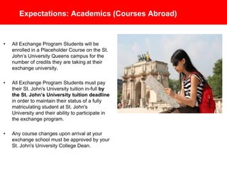 Part 4: Student Expectations (Exchange) | PPT