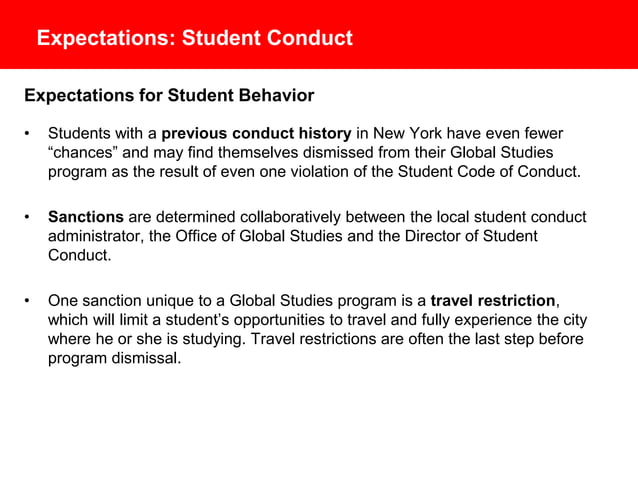 Part 4: Student Expectations (Exchange) | PDF