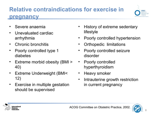 Exercise in Gestational Diabetes information provided by diabetesasia.org