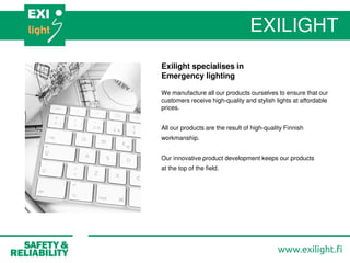 4. SIMPLYCITY: Exilight (Emergency and Exit Light System) | PDF
