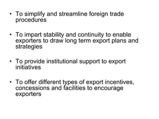 Exim Policy | PPT