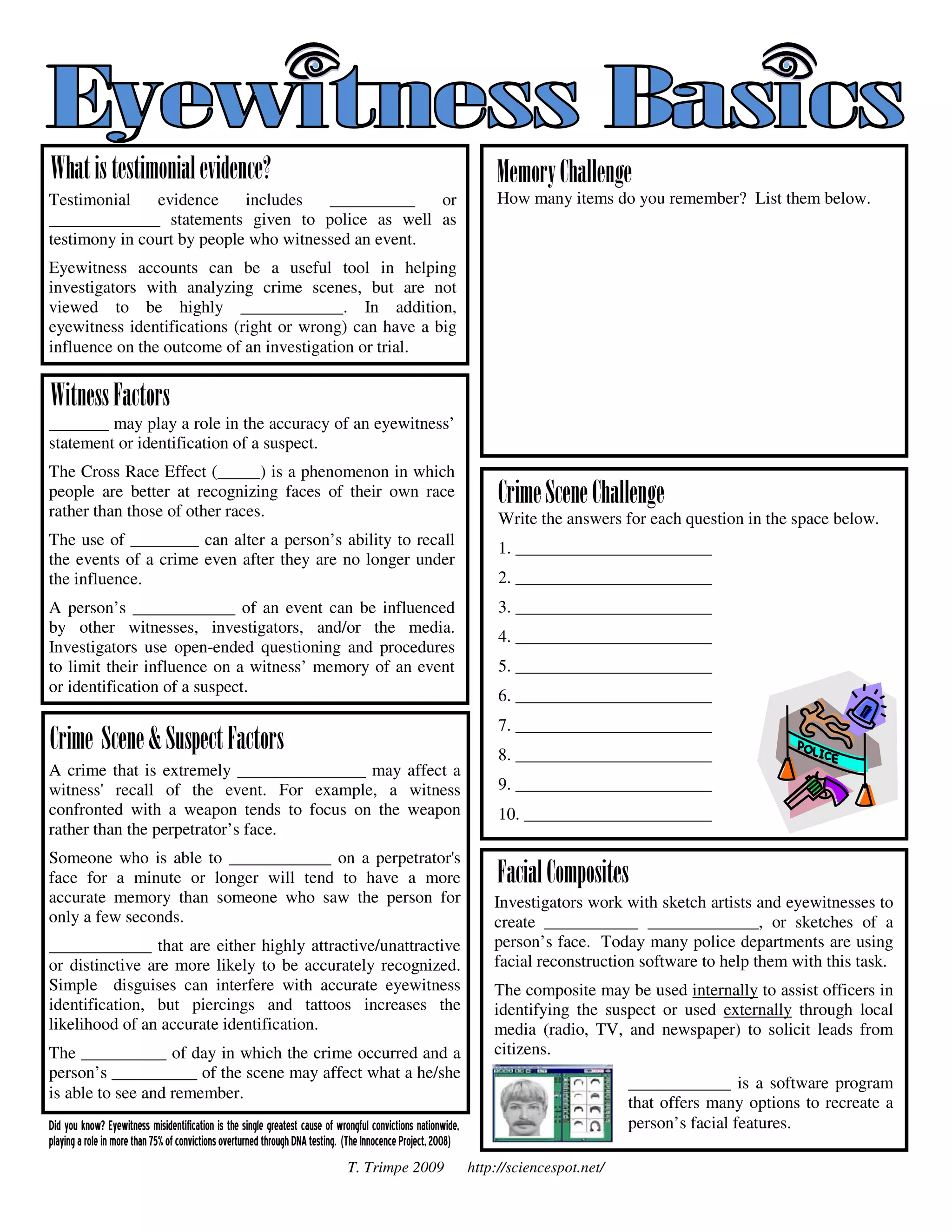 4eyewitnessbasicscard | PDF