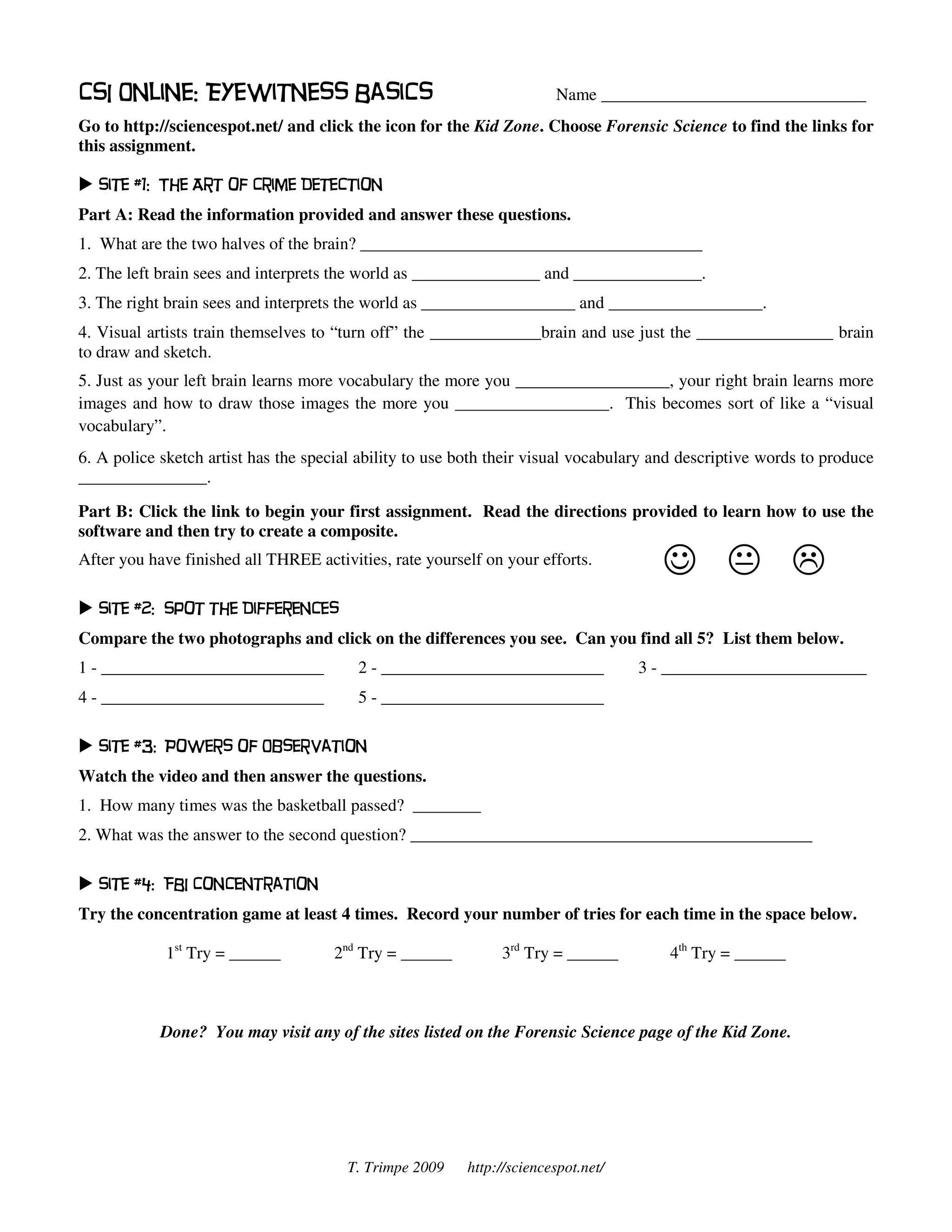 4eyewitnessbasicscard | PDF