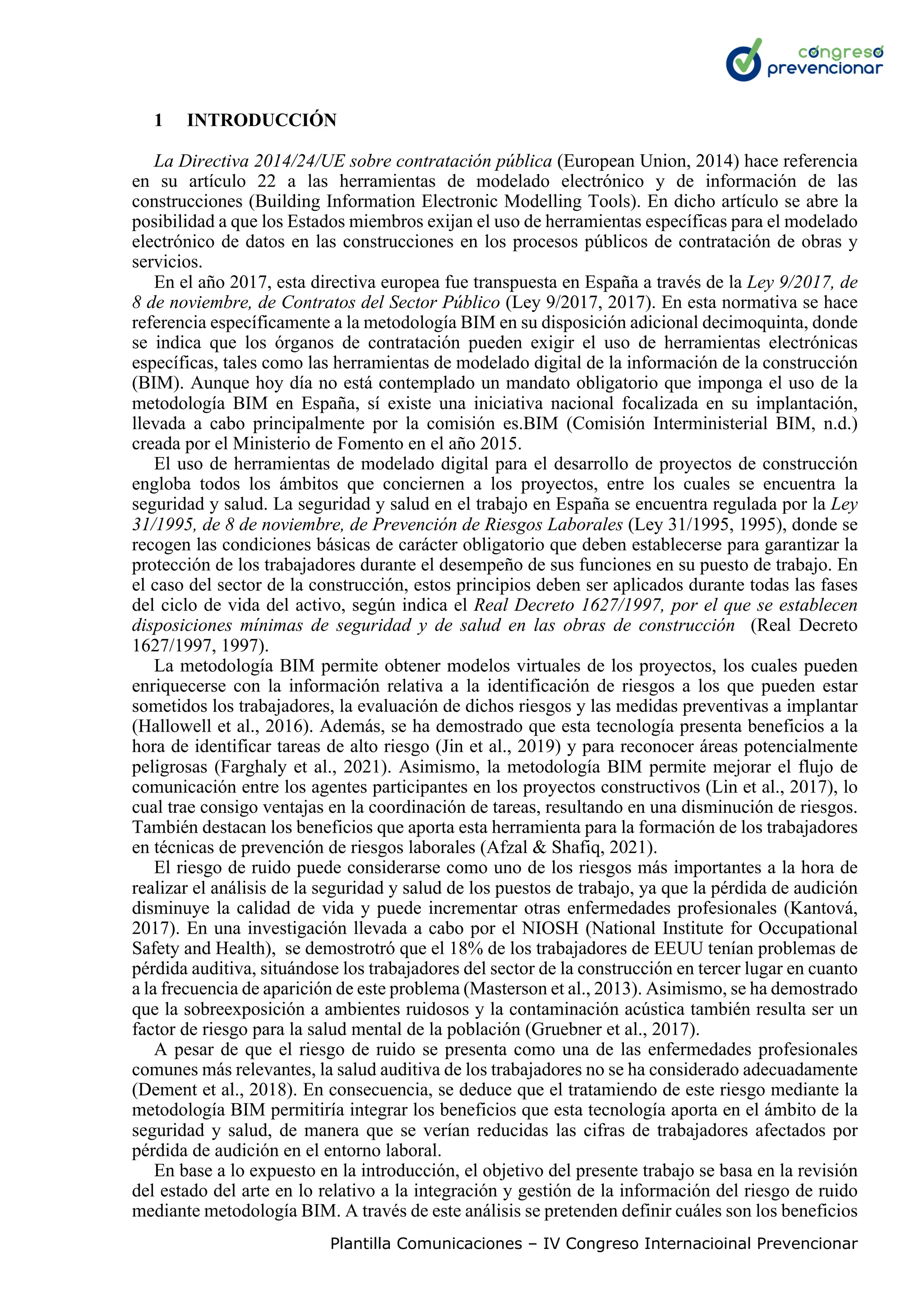 Análisis de la integración del riesgo de ruido en BIM | PDF