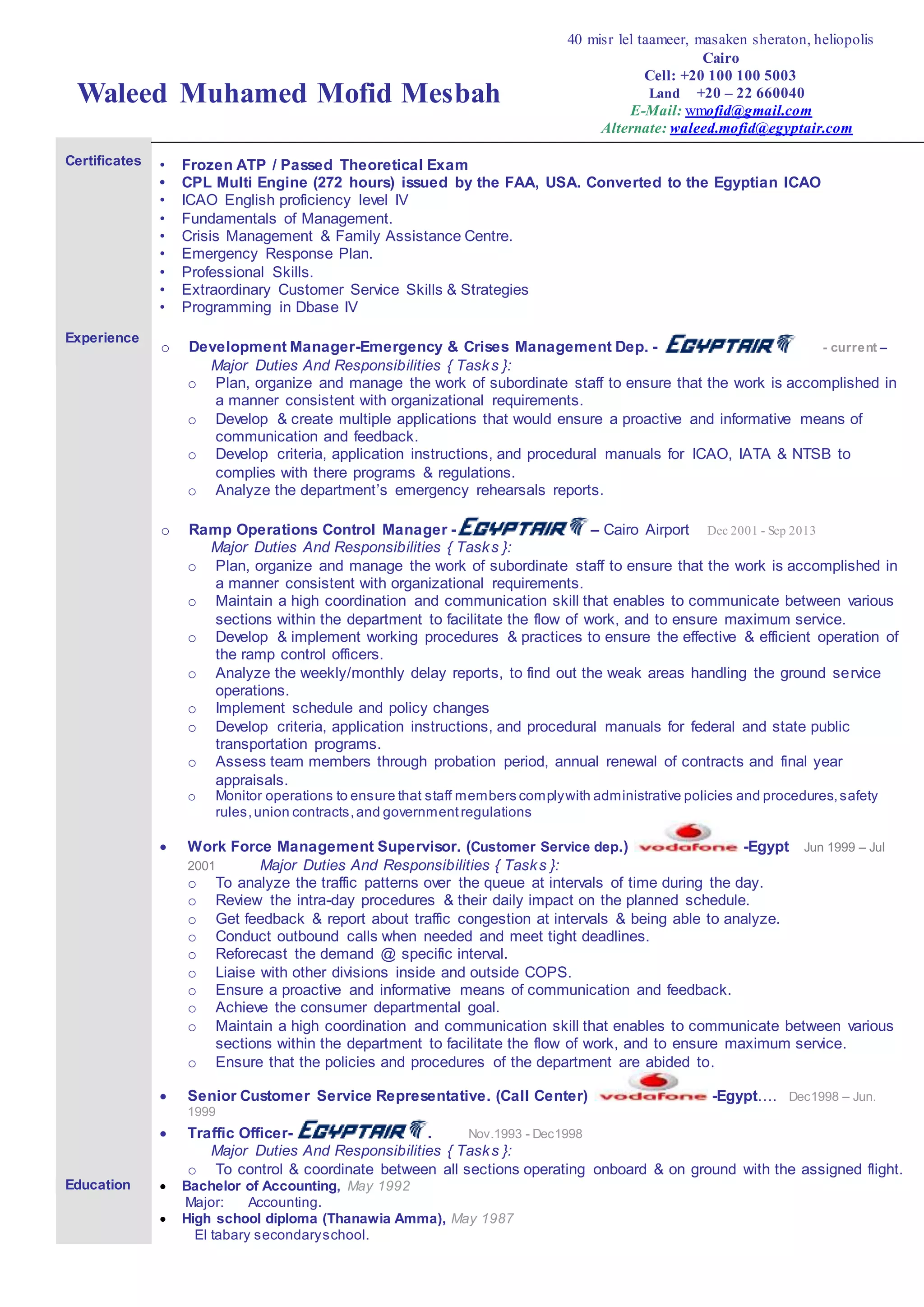 Walid's Resume | PDF