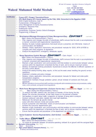 Walid's Resume | PDF