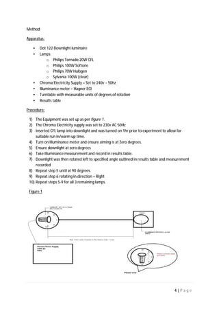 Technical Report - Intensity Distribution and Light Output Ratio | PDF