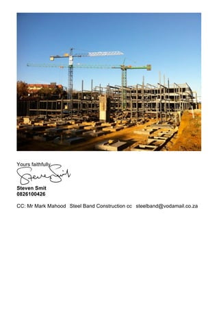 Steelinx letter of thanks J1040 | PDF