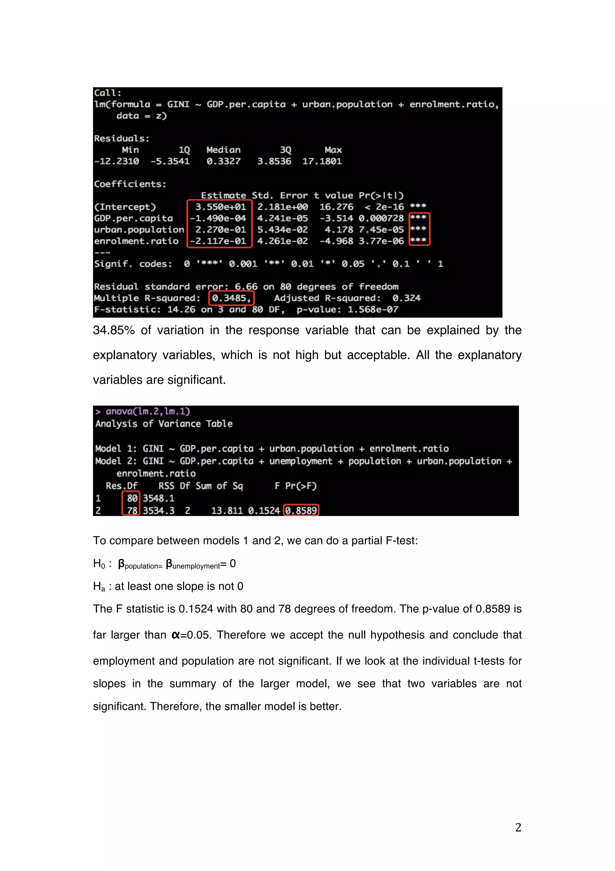 Gini index and income inequality | PDF