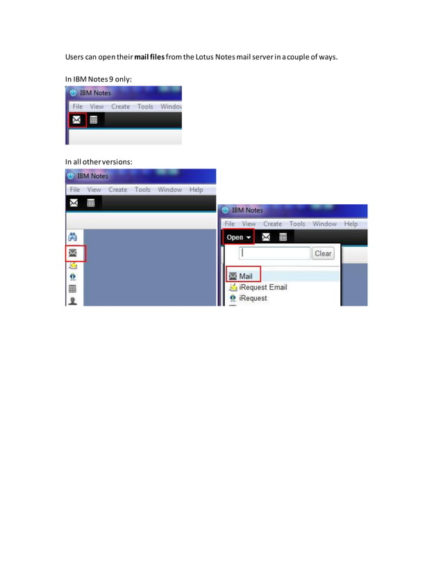 Training Lotus Notes Email | DOCX | Email | Internet