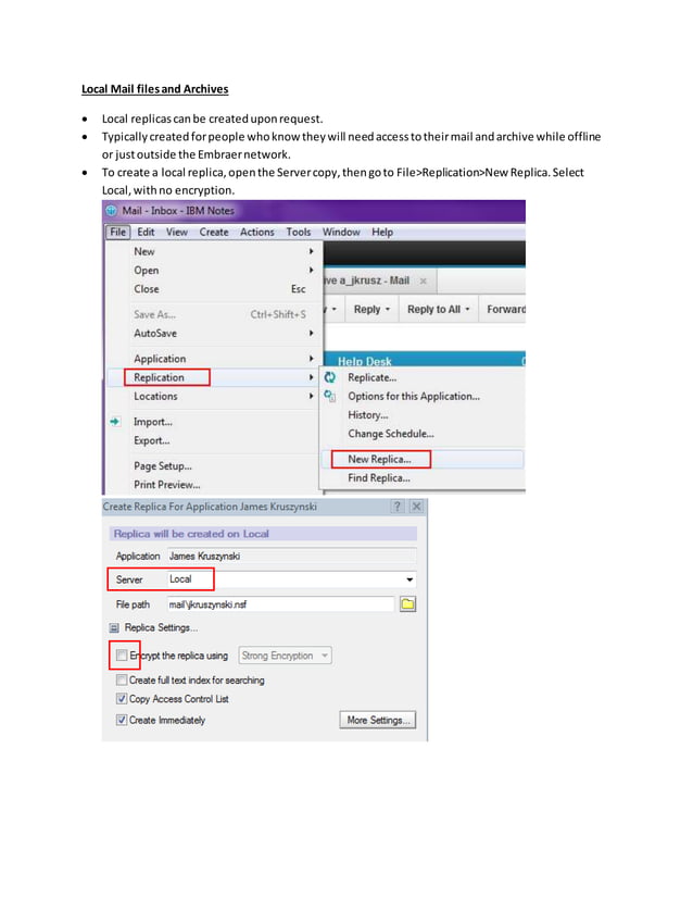 Training Lotus Notes Email | DOCX | Email | Internet