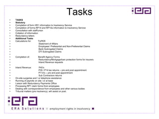 ERA Solutions - What we can do for you | PDF