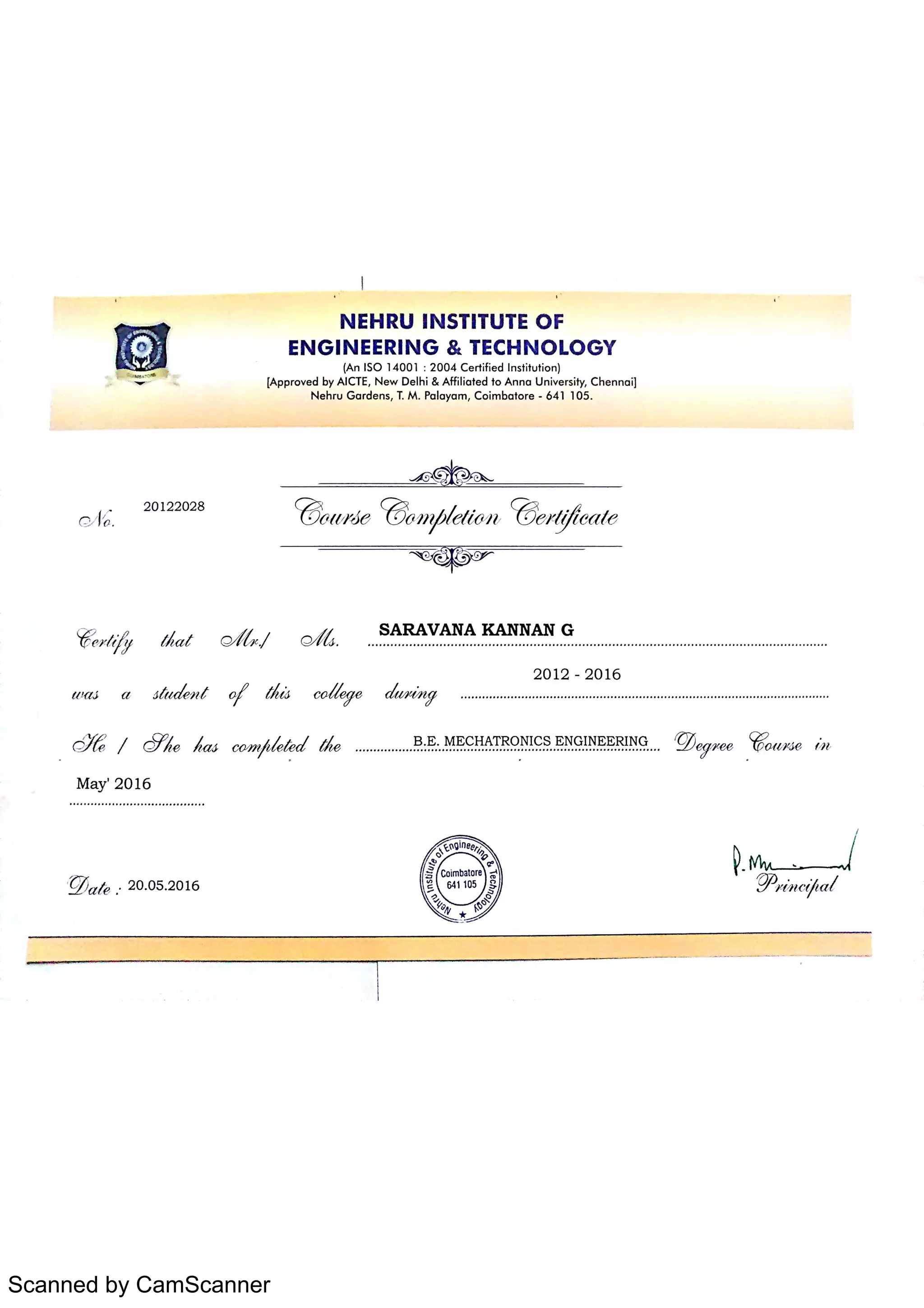 course completion certificate_1 | PDF