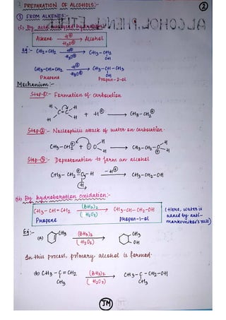 Organic chemistry: alcohols phenols and ethers | PDF
