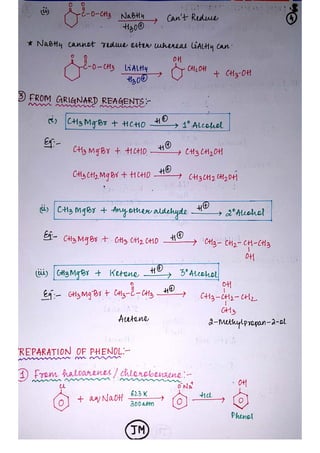 Organic chemistry: alcohols phenols and ethers | PDF