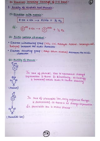 Organic chemistry: alcohols phenols and ethers | PDF