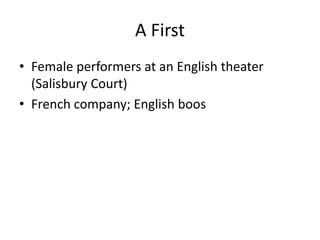 4 f2015 Stuart Theatre - Masques | PPTX