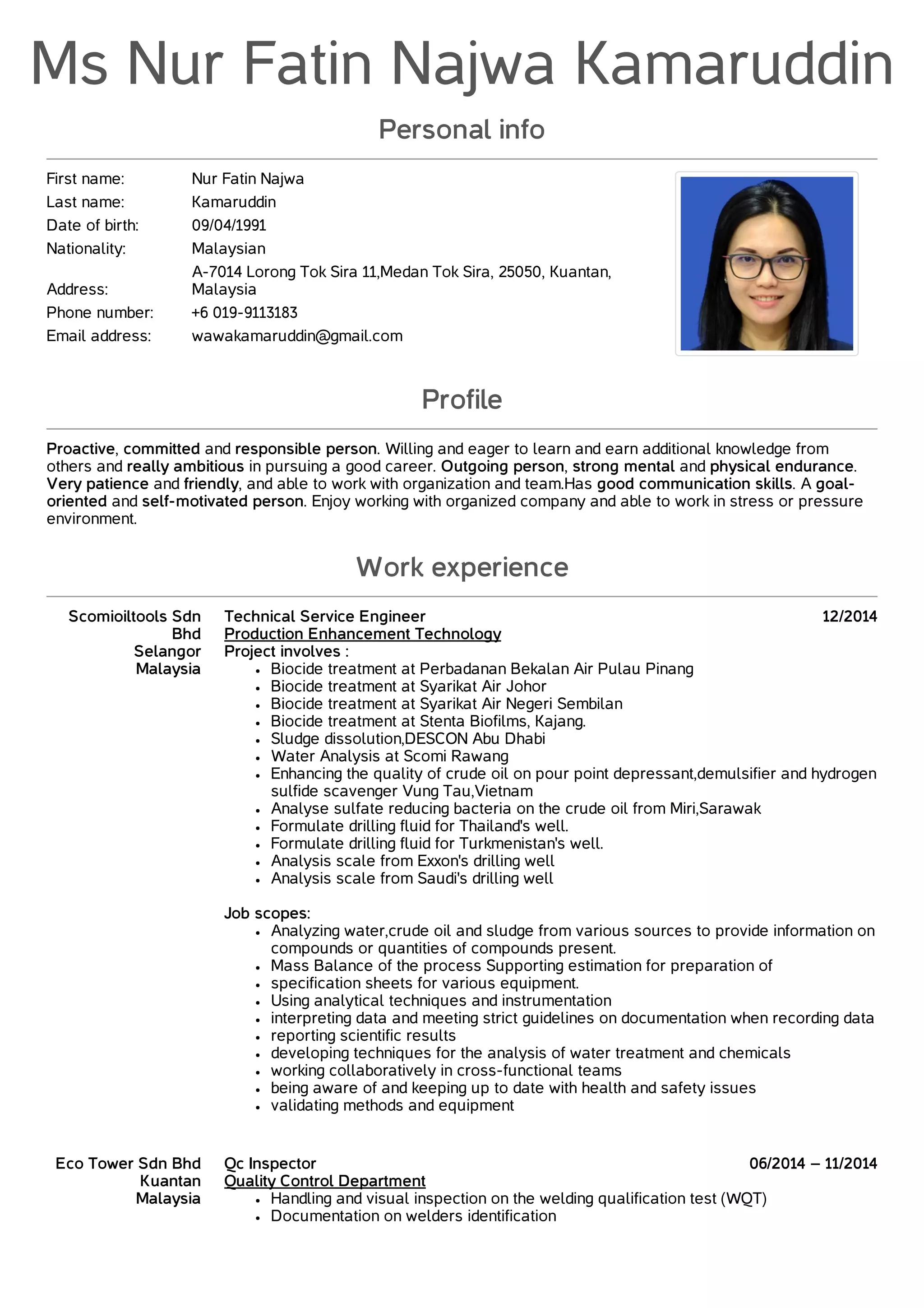 Nur Fatin Najwa Bt Kamaruddin | PDF
