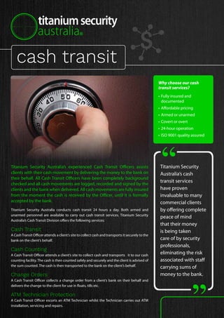 Cash Transit_EMAIL Flyer | PDF