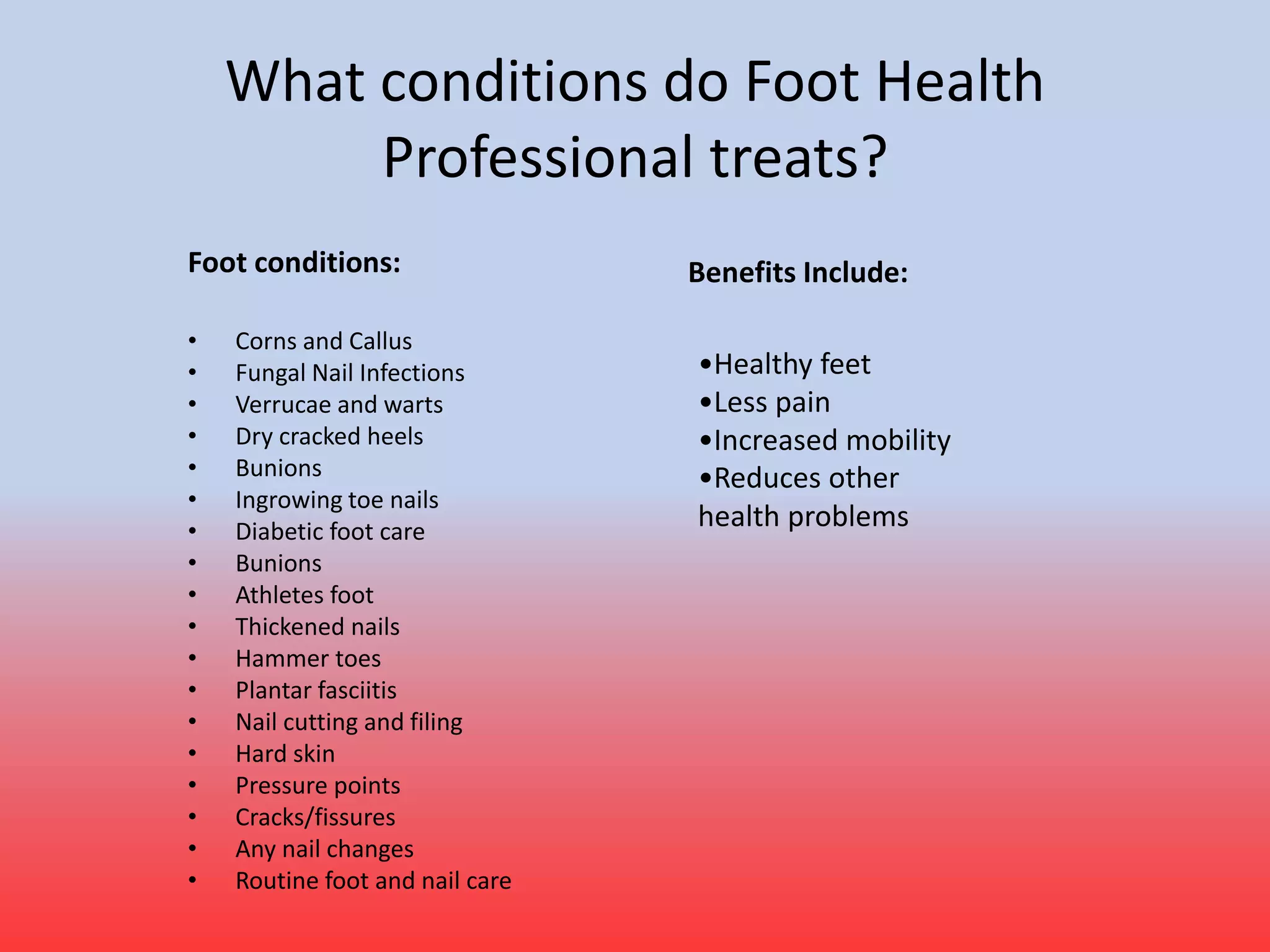 Foot Presentation May12 | PPTX