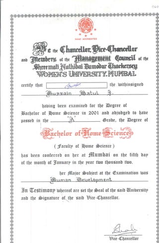 Graduation Certificate | PDF