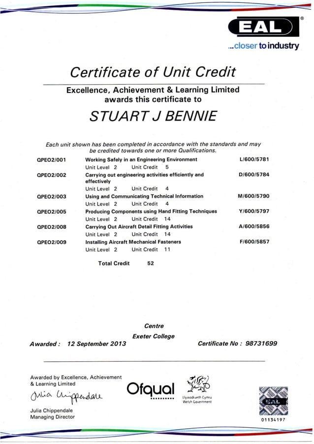 PEO Certificate | PDF
