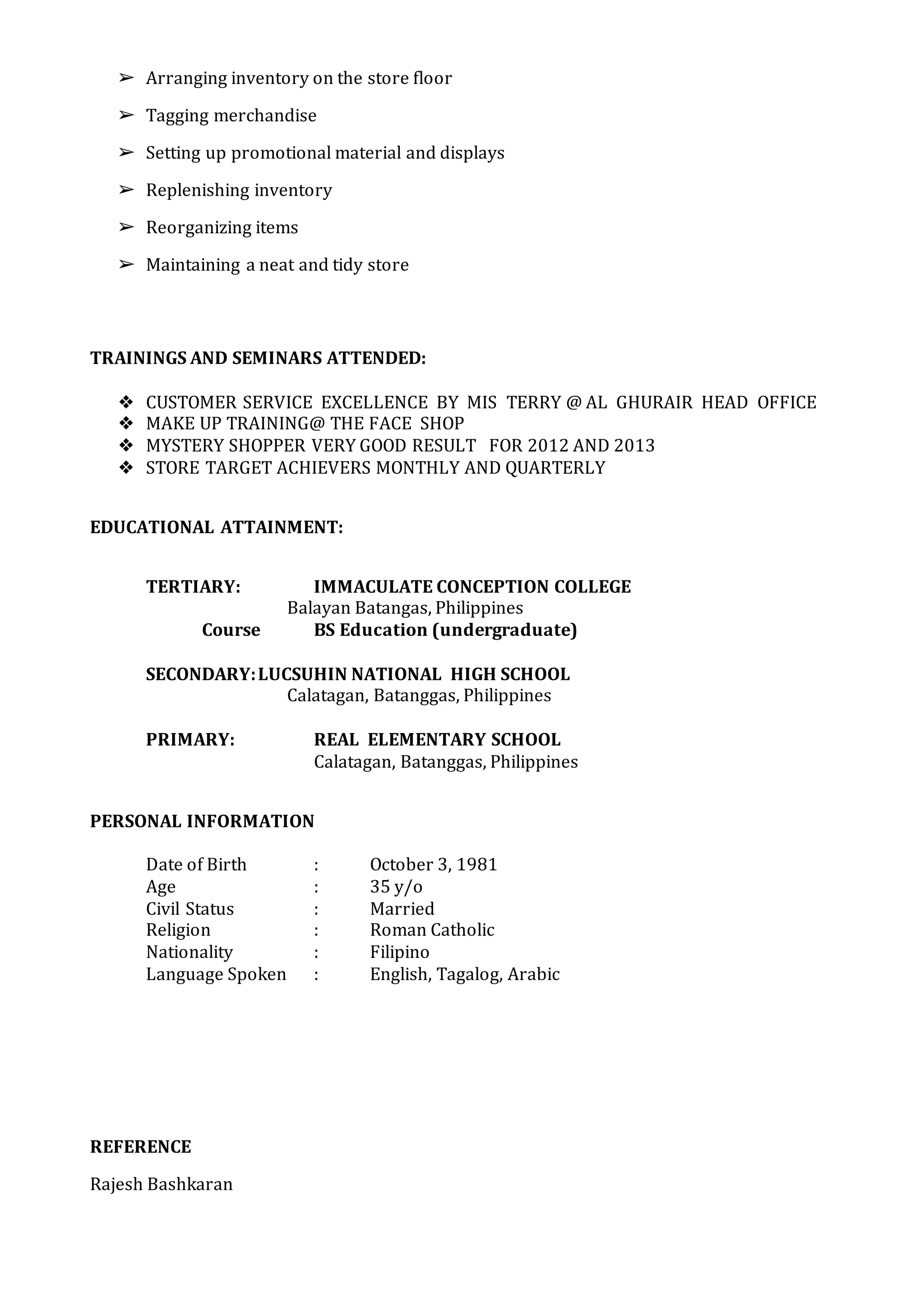MARICEL NEW CV | DOCX
