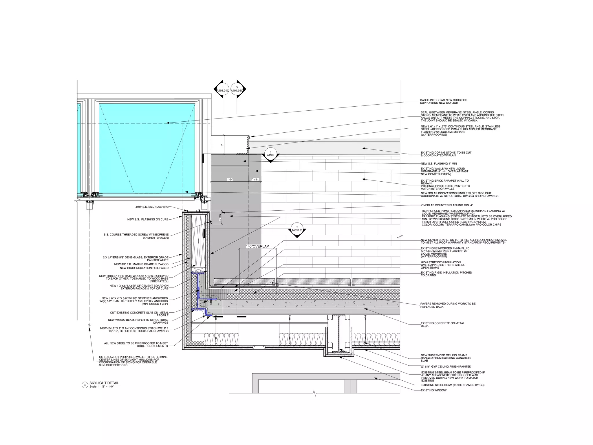 A-401b.03-Skylight Details BIG SKYLIGHT | PDF