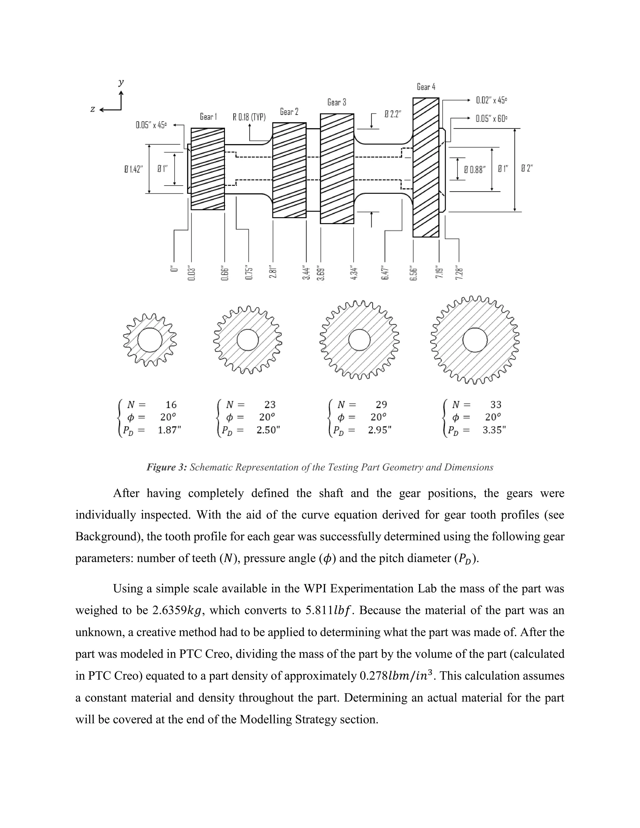 ES3323 - Project 2 Report - Reverse Engineering a Gear Shaft | PDF