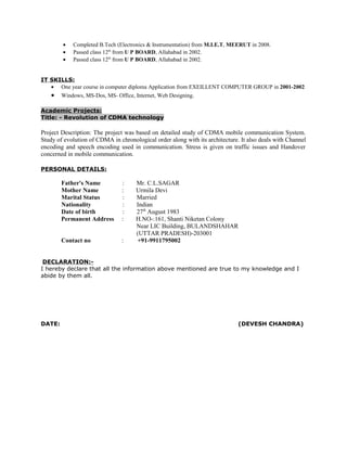 CV_Devesh | DOC