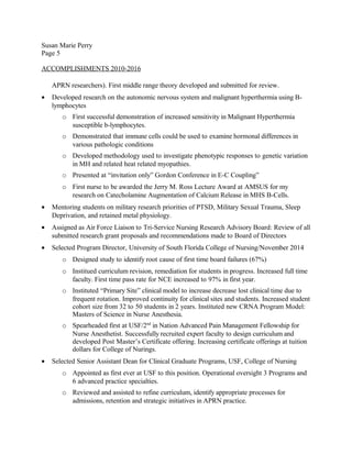 Dr. Susan Perry 2016 CV_Review | DOC