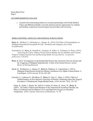 Dr. Susan Perry 2016 CV_Review | DOC