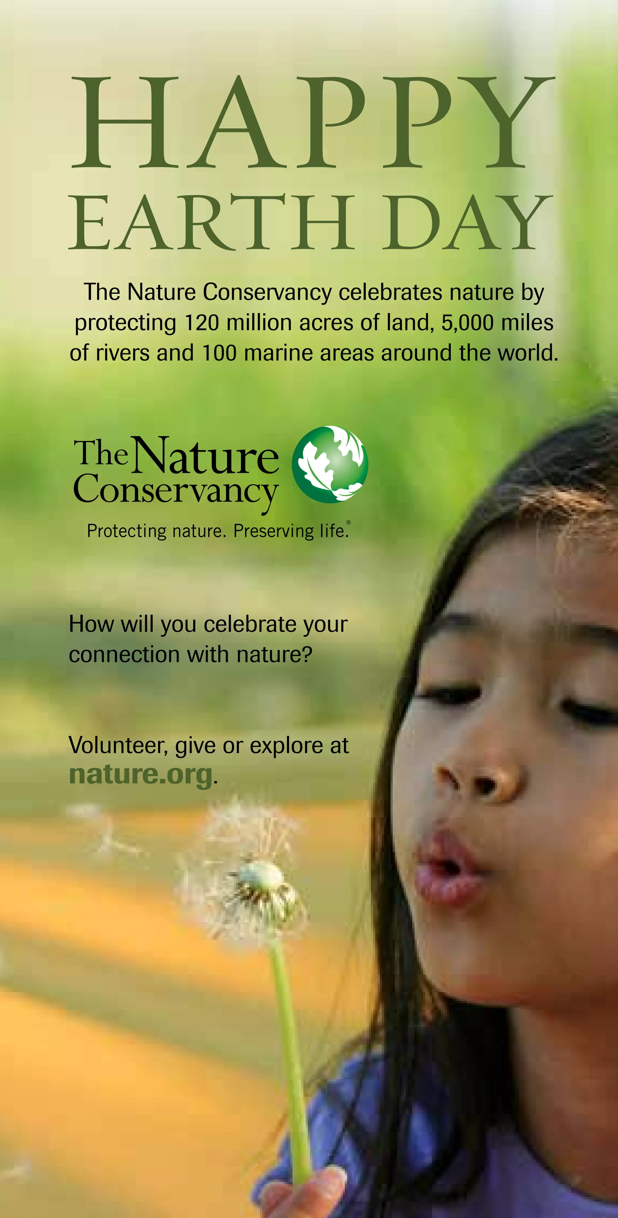 TNC Earth Day Ad_16 Vertical | PDF