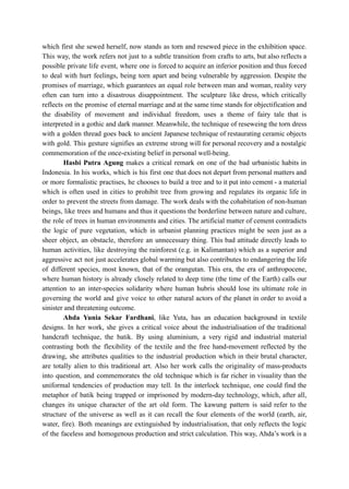 Curatorial text_ITB Class show - Google Docs | PDF | Arts and Crafts ...