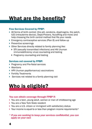 FPBP Brochure - Get Care Get Covered | PDF