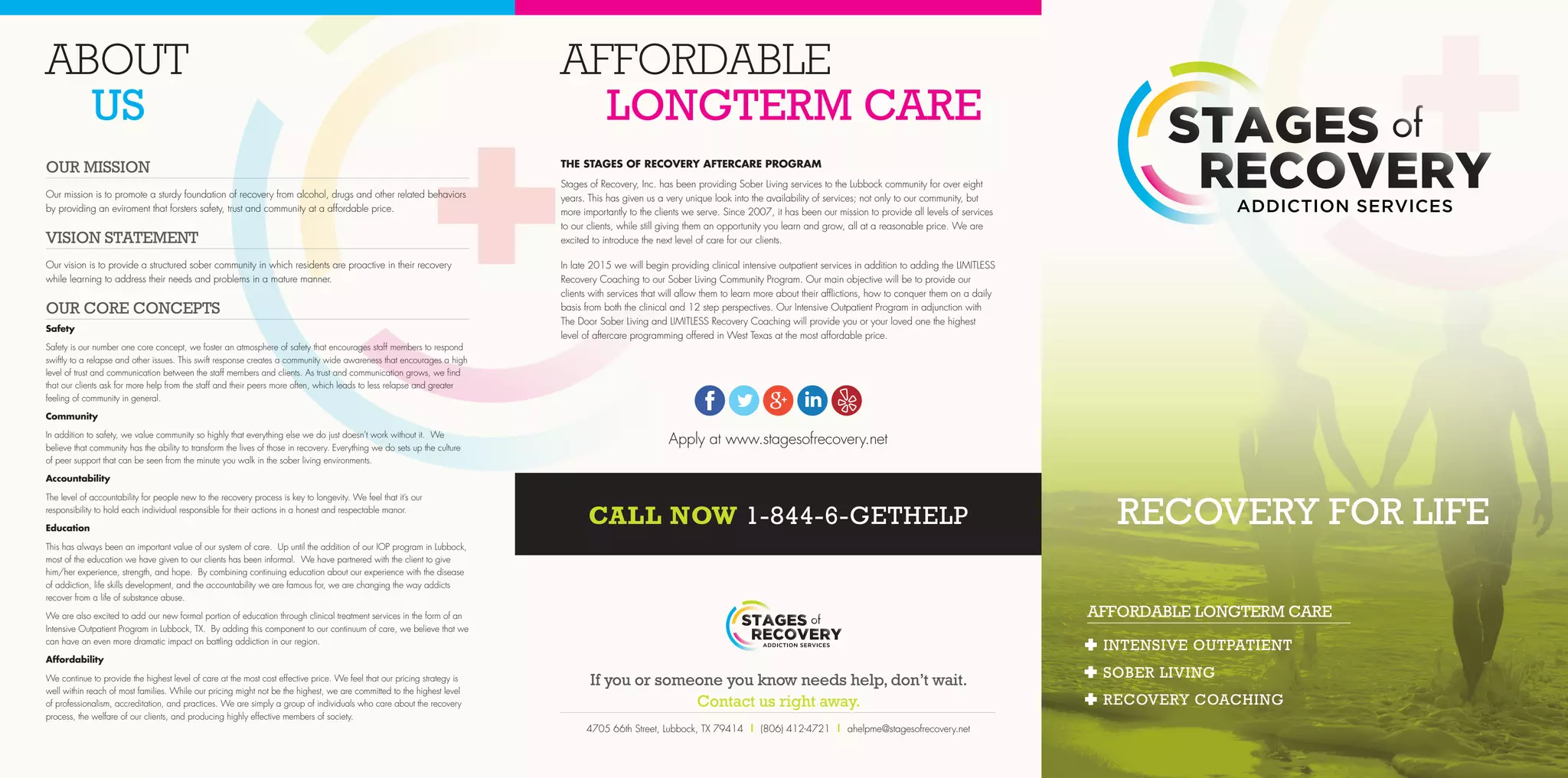 Stages of Recovery, Inc. brochure - Stages | PDF