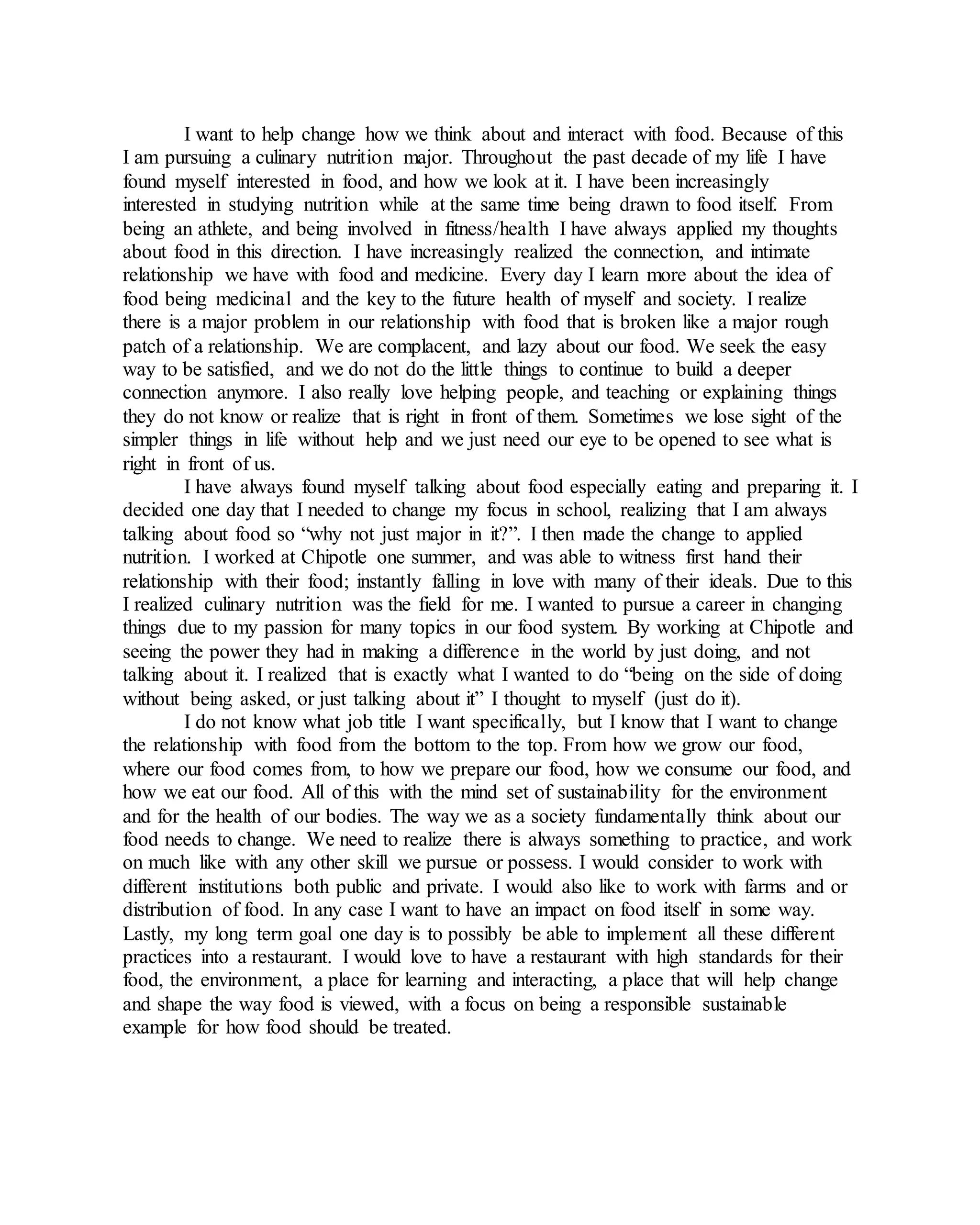 Final Personal Statement 1 IHSJ | PDF