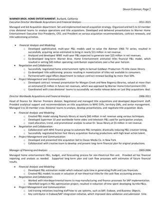 COLEMAN DEVON - Current Resume | DOCX