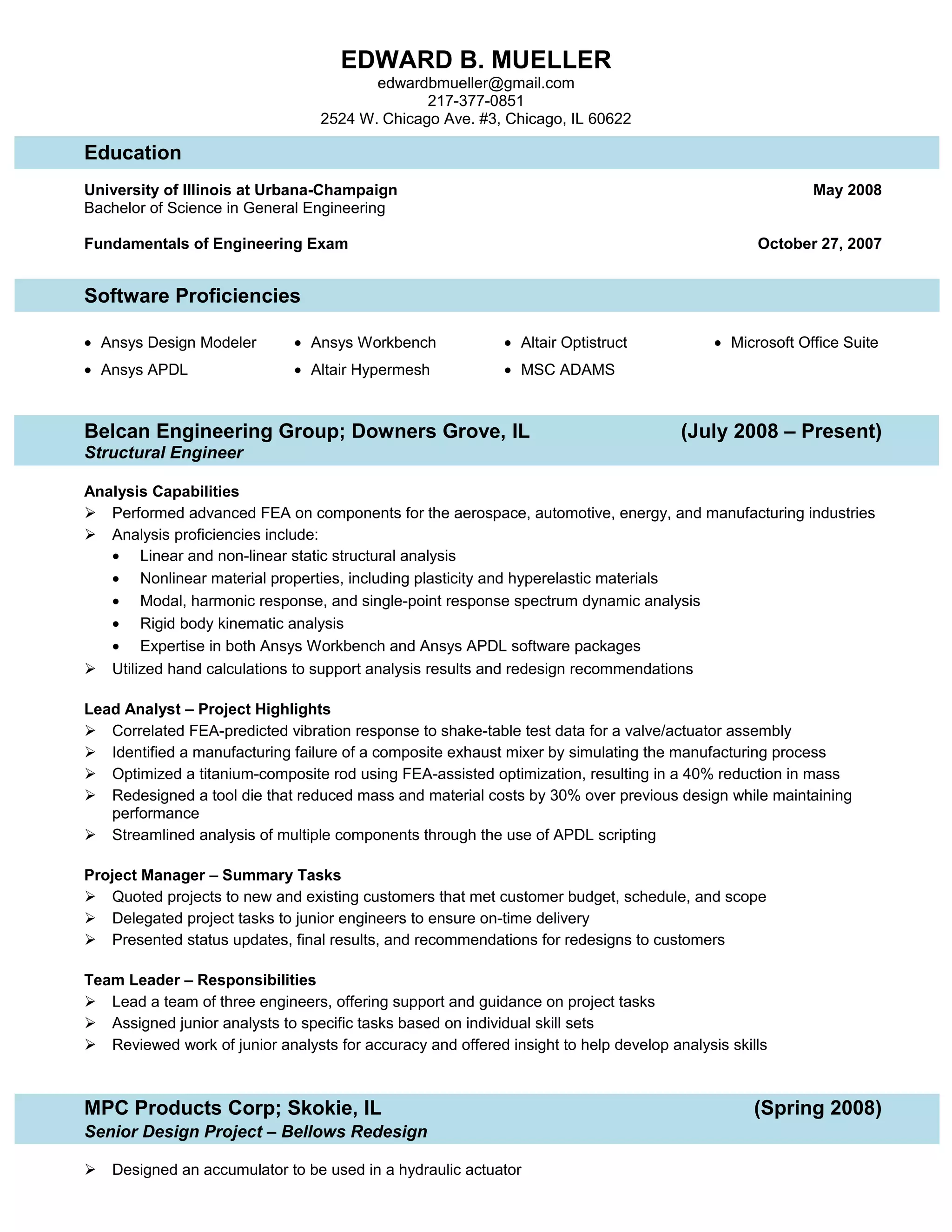 Mueller Resume | DOC