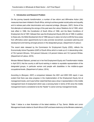 Transformation Final Report | PDF