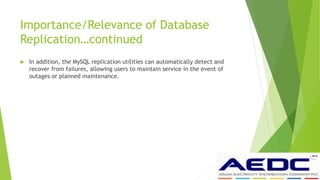 MySQL real-time replication configuration | PPT