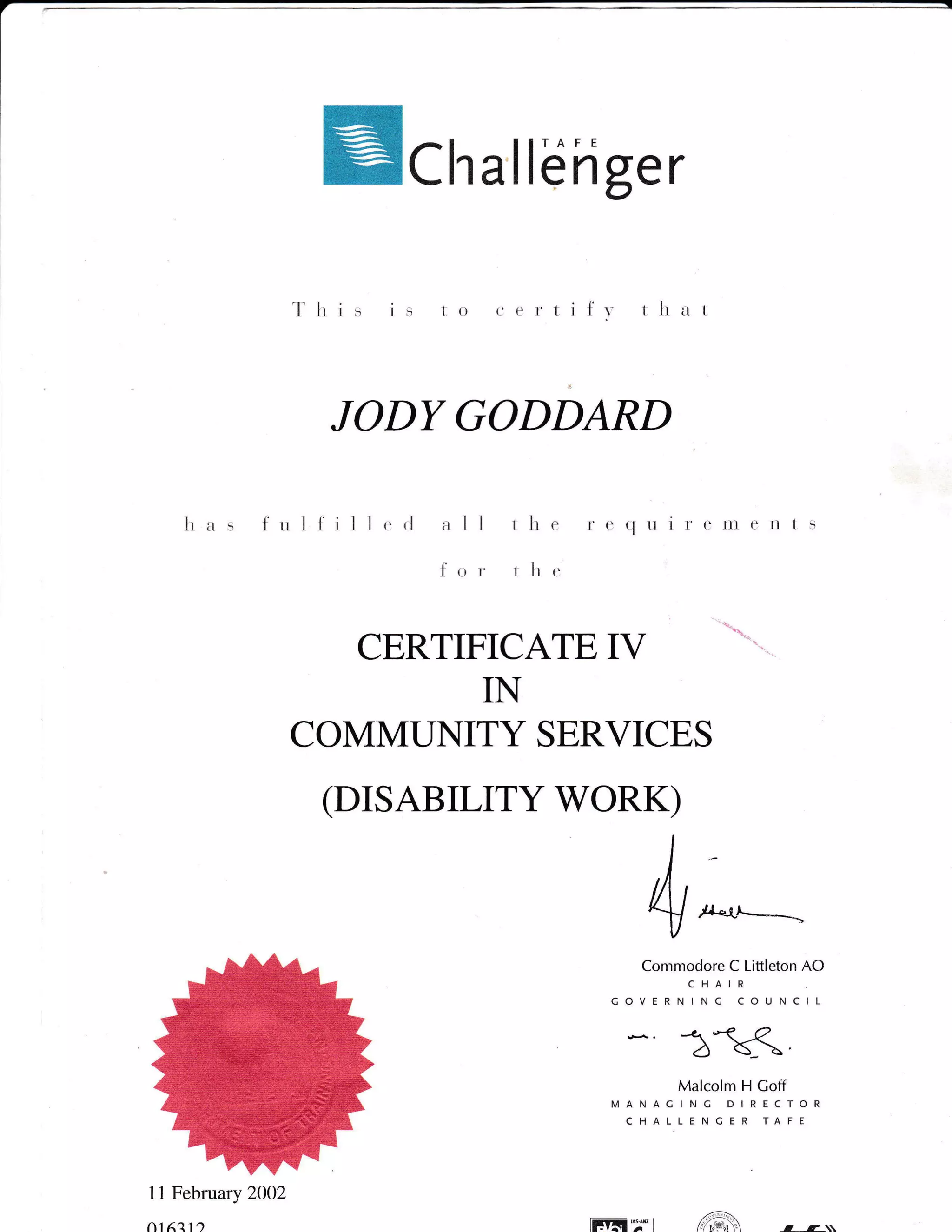 Cert 4 Disability services | PDF