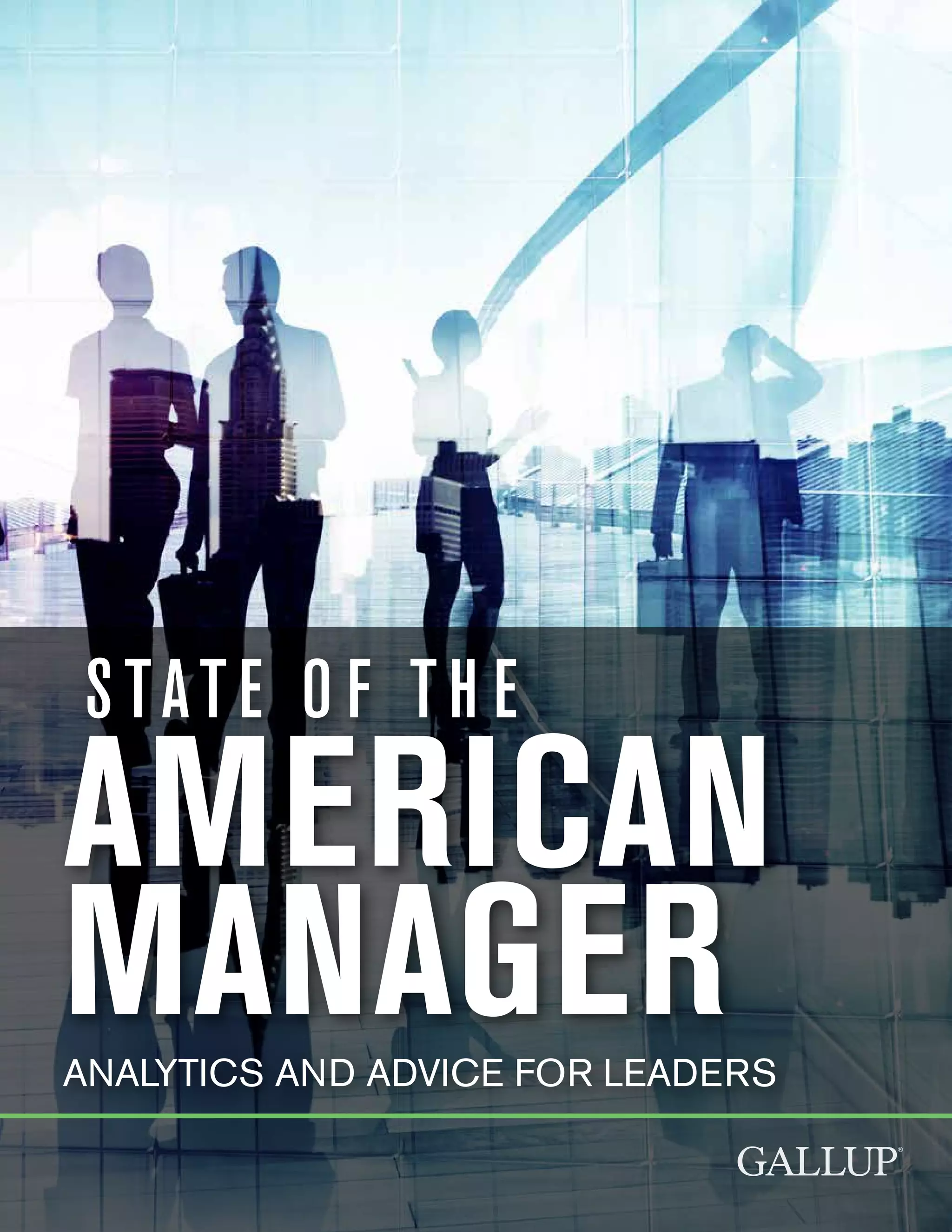 Gallup State of the American Manager Report | PDF