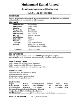 D.A.E Electrical C.V | DOCX