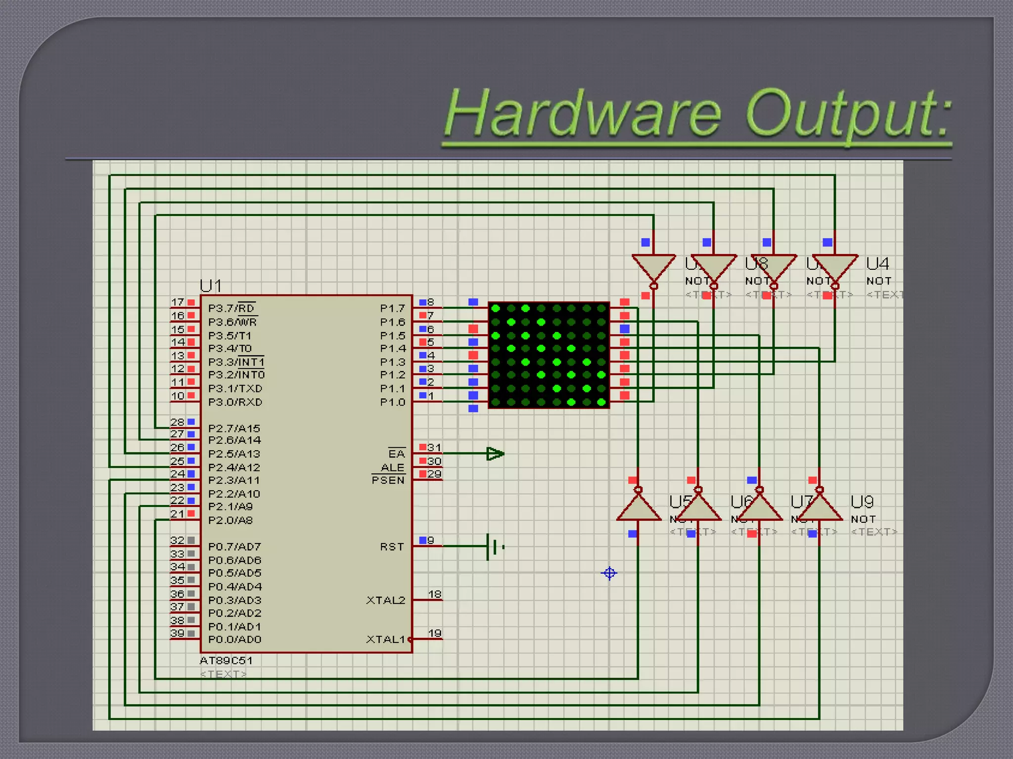 8x8 dot matrix(project) | PPTX